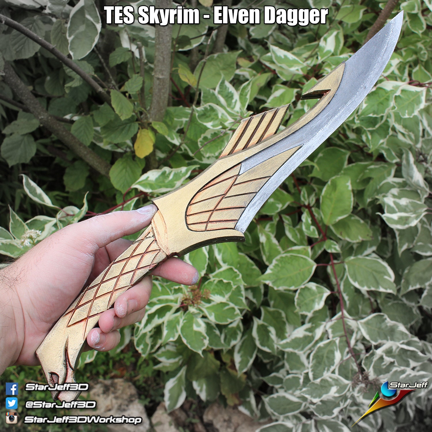 Skyrim Elven Dagger Replica
