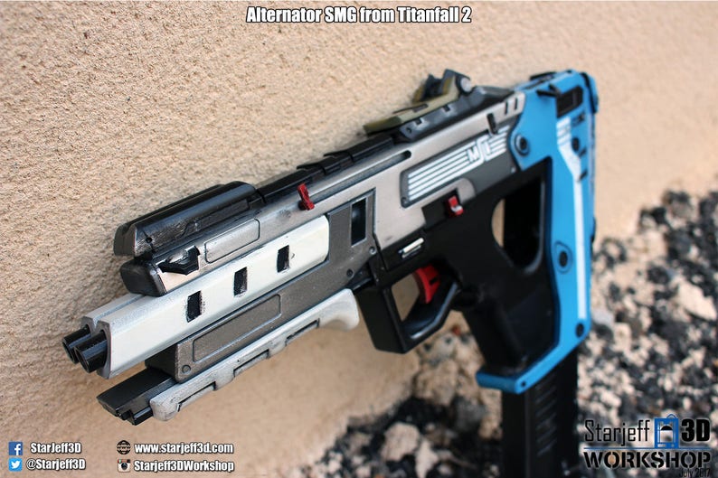 Alternator SMG from Titanfall 2 Fan-art | Etsy