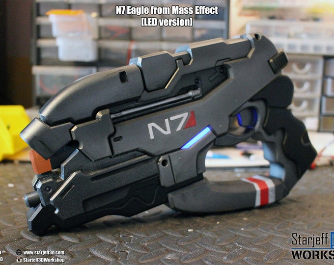 N7 Eagle Prop From Mass Effect Fan Art Cosplay Toy Etsy 4344