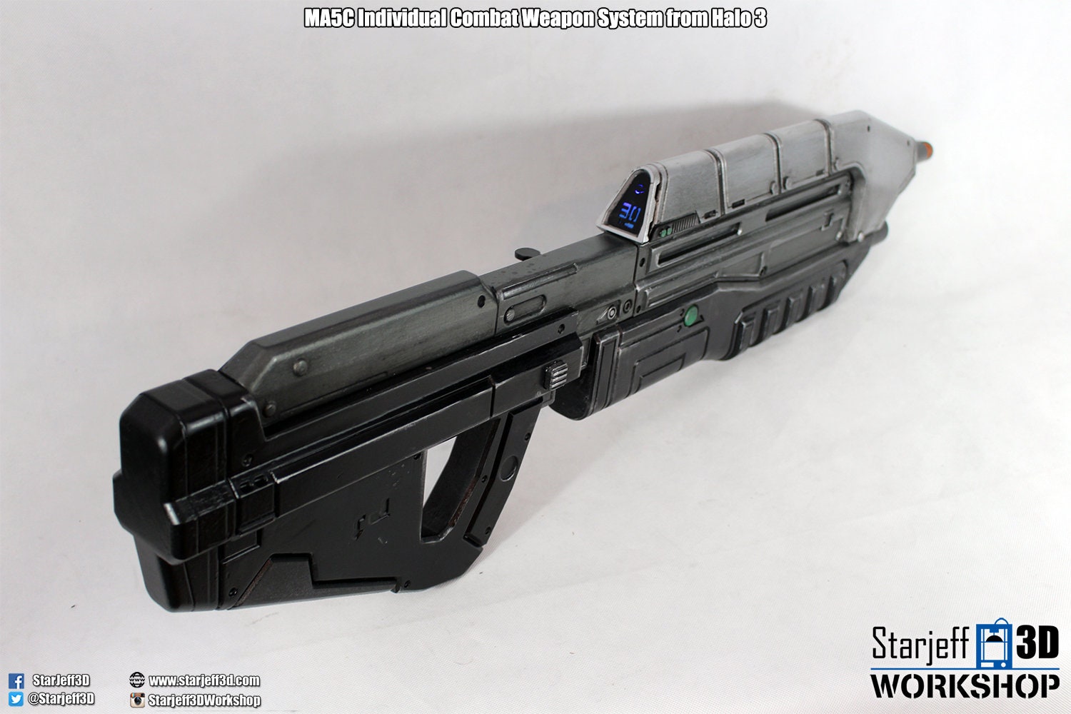 MA5C ICWS Prop From Halo 3 fan-art - Etsy UK