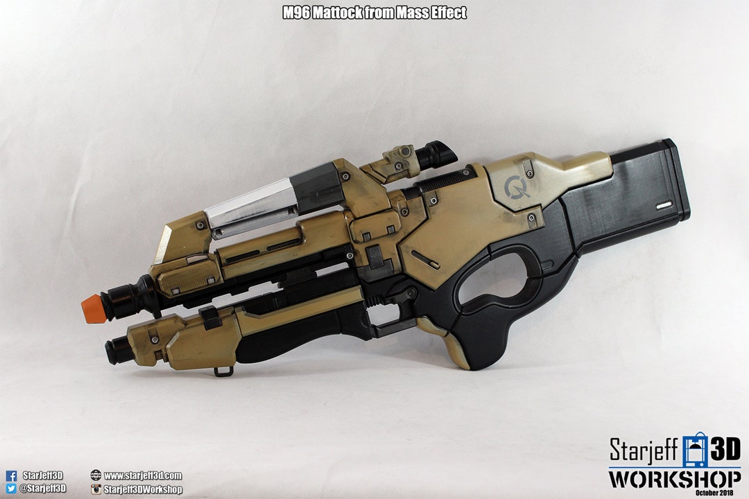 M96 Mattock Prop From Mass Effect, Fan-art, Cosplay Toy - Etsy