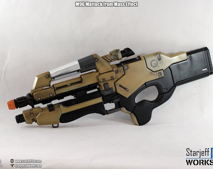 M96 Mattock Prop From Mass Effect, Fan-art, Cosplay Toy - Etsy
