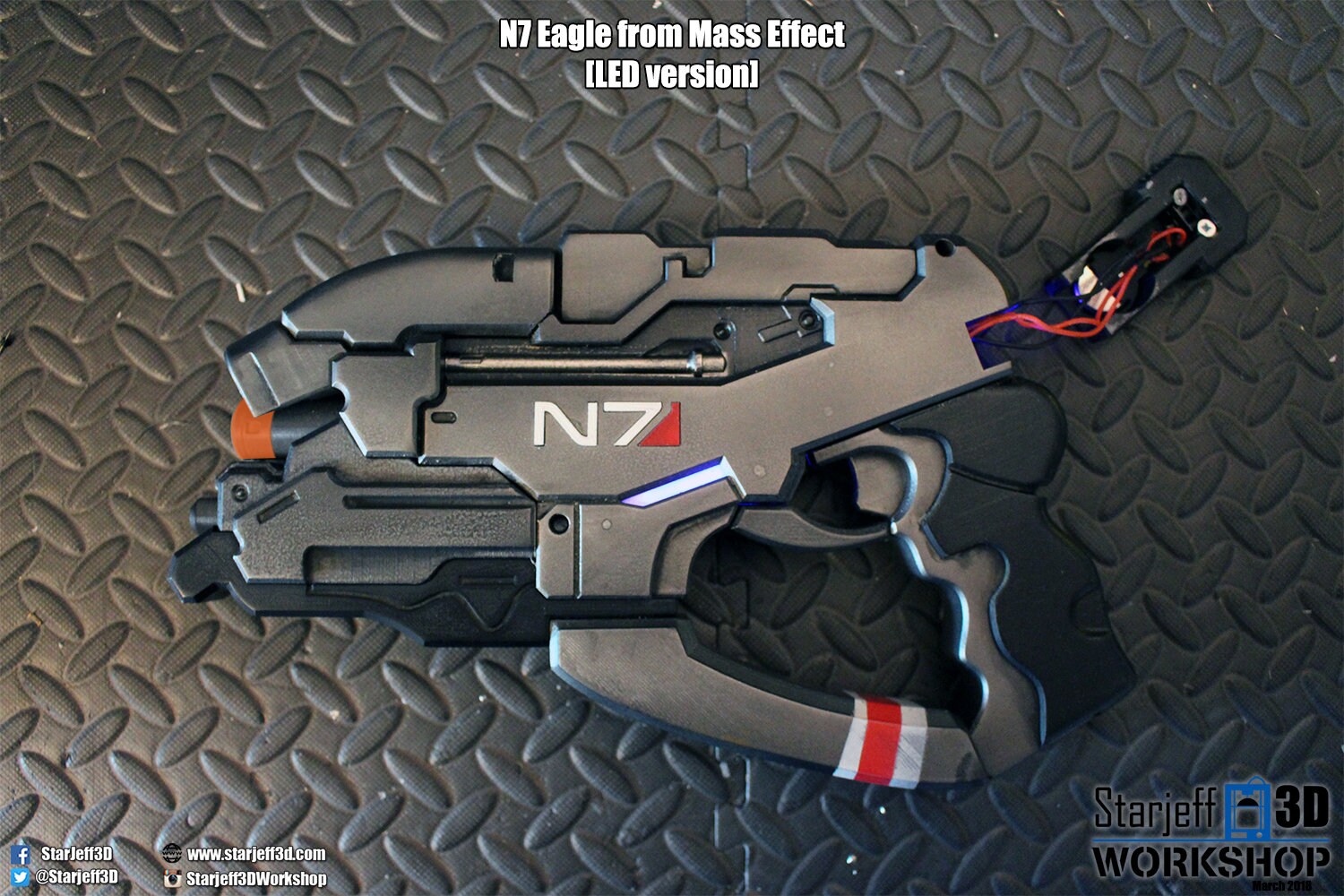 N7 Eagle Prop From Mass Effect Fan Art Etsy Uk 1532