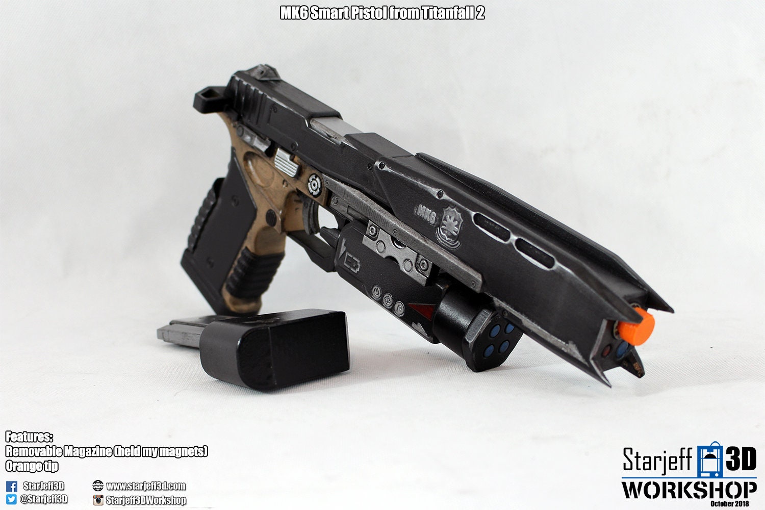 MK6 Smart Pistol Prop From Titanfall 2 fan-art - Etsy Hong Kong