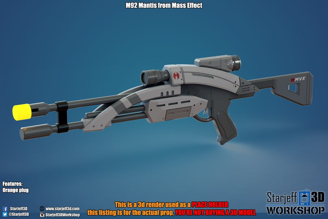 M92 Mantis Prop from Mass Effect Fan-art - Etsy.de