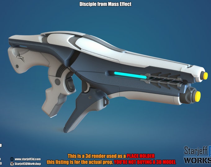 Disciple Prop From Mass Effect, Fan-art, Cosplay Toy - Etsy