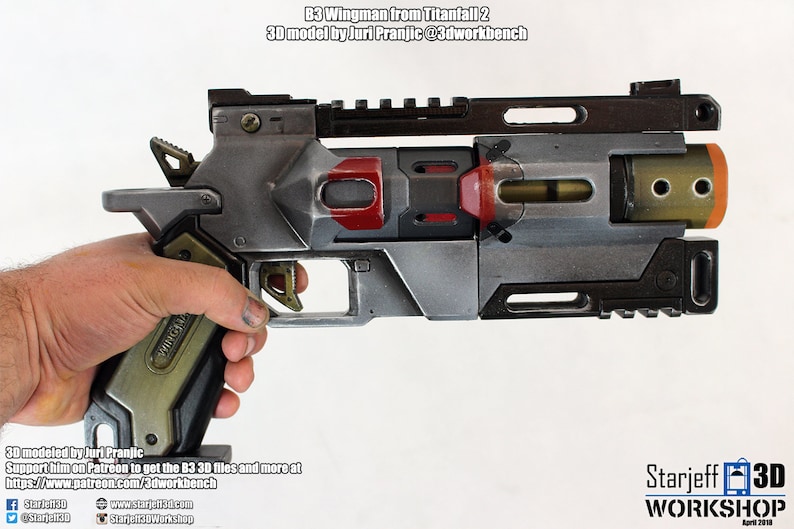 B3 Wingman Prop from Titanfall 2 Fan-art | Etsy