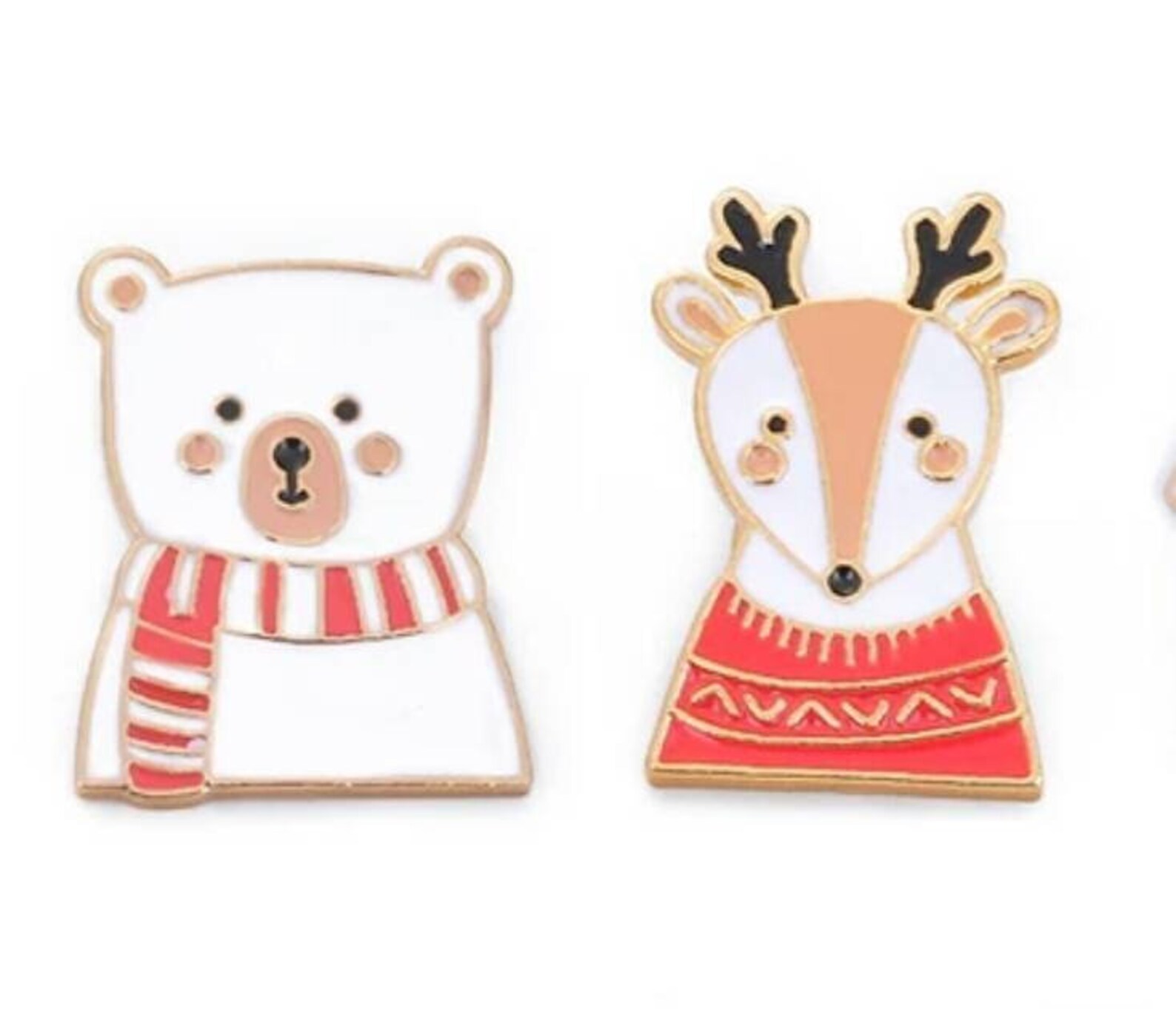 Christmas Enamel Pin Christmas Personalised Gift Christmas | Etsy UK