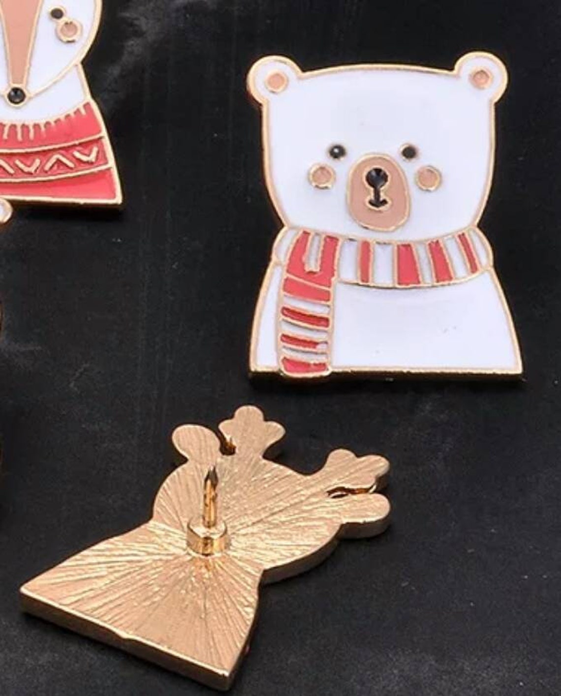 Christmas Enamel Pin Christmas Personalised Gift Christmas | Etsy UK