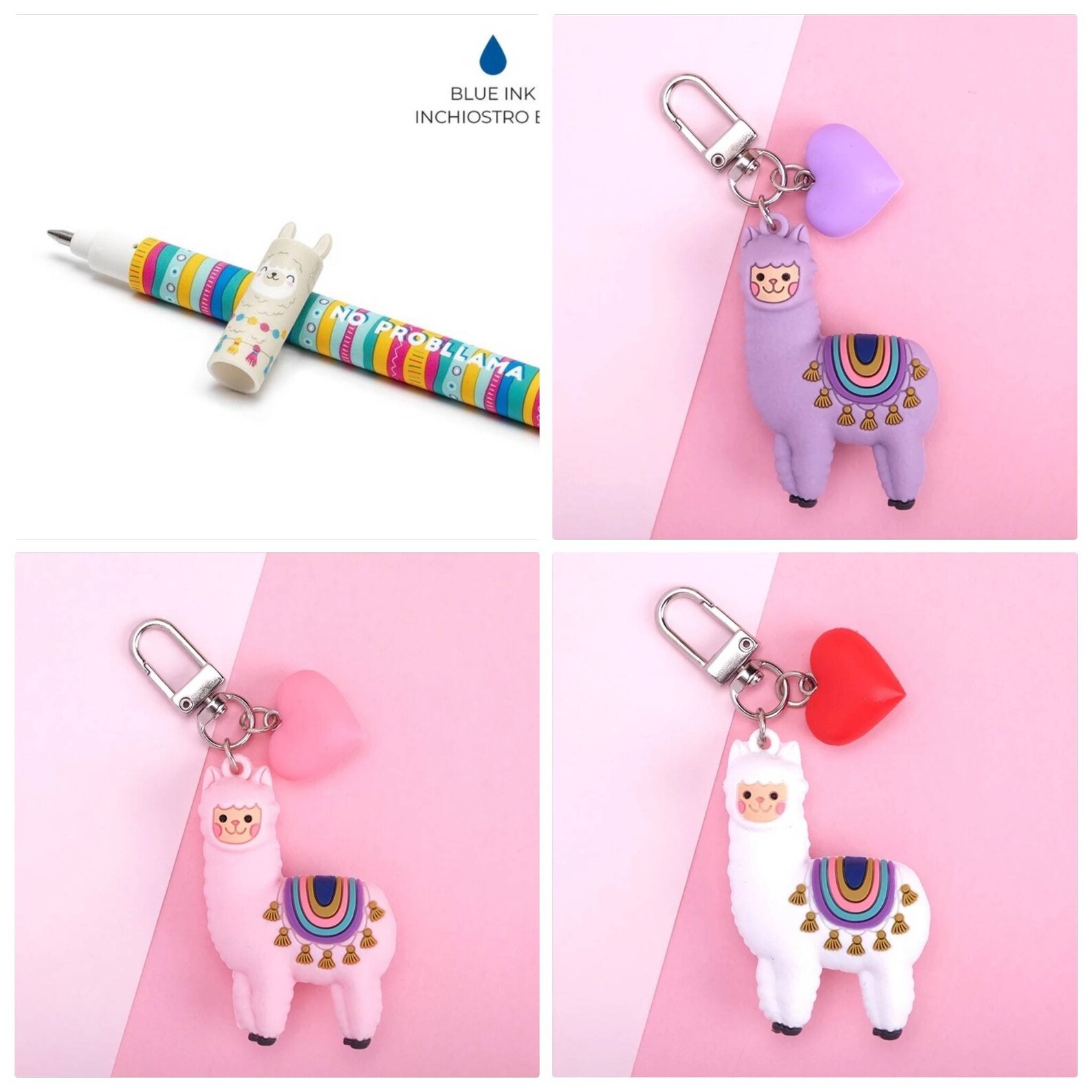 Legami Erasable Gel Pens Valentine Llama Gift Llama - Etsy UK
