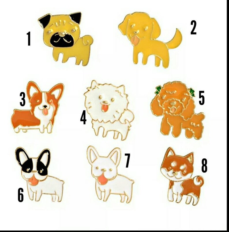 Dog Enamel Pin Personalised Pin Badge Gift Dog Badge Dog | Etsy UK