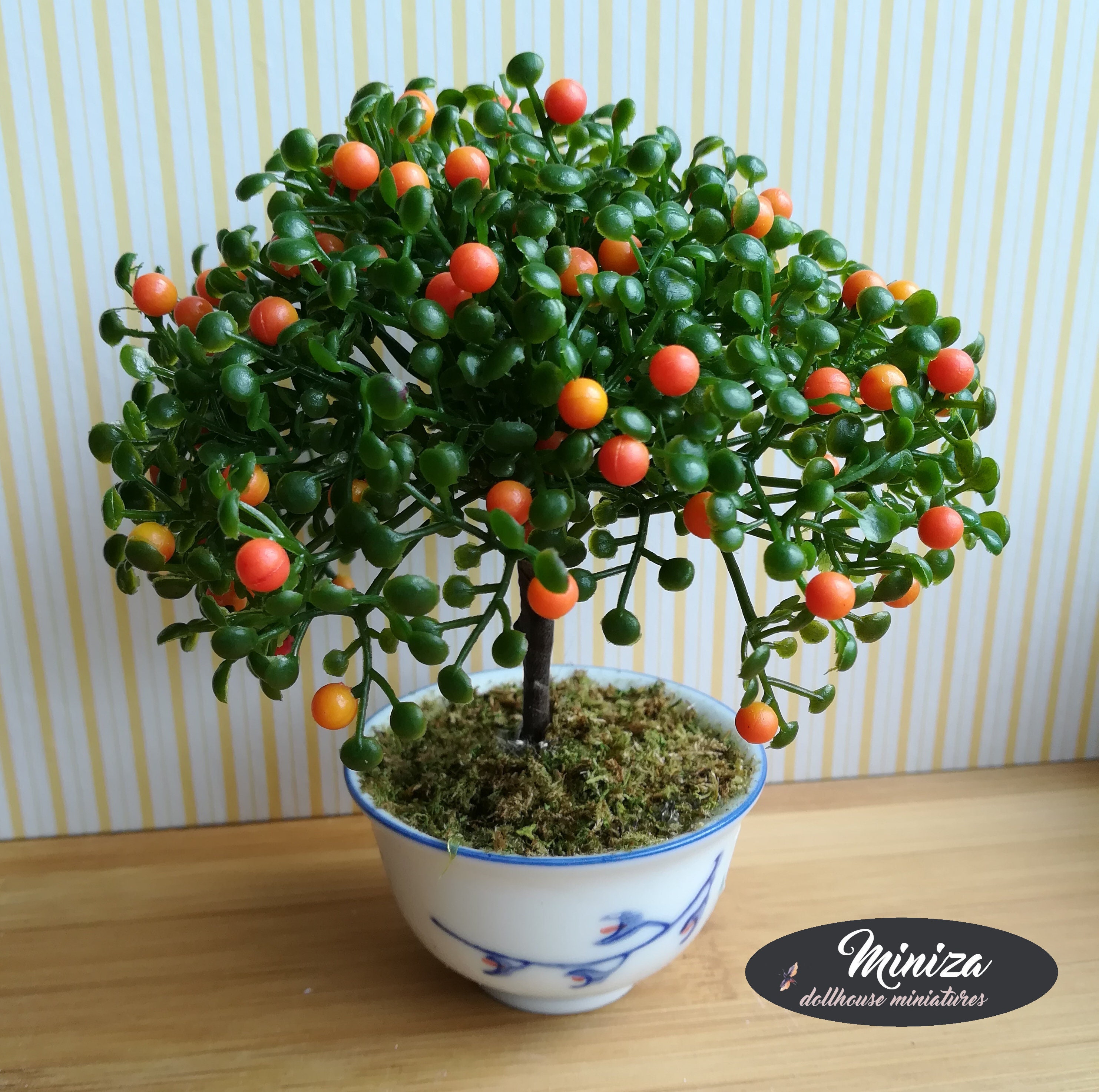 Miniature Orange Tree, 11.5 Cm, 1:12 Scale - Etsy