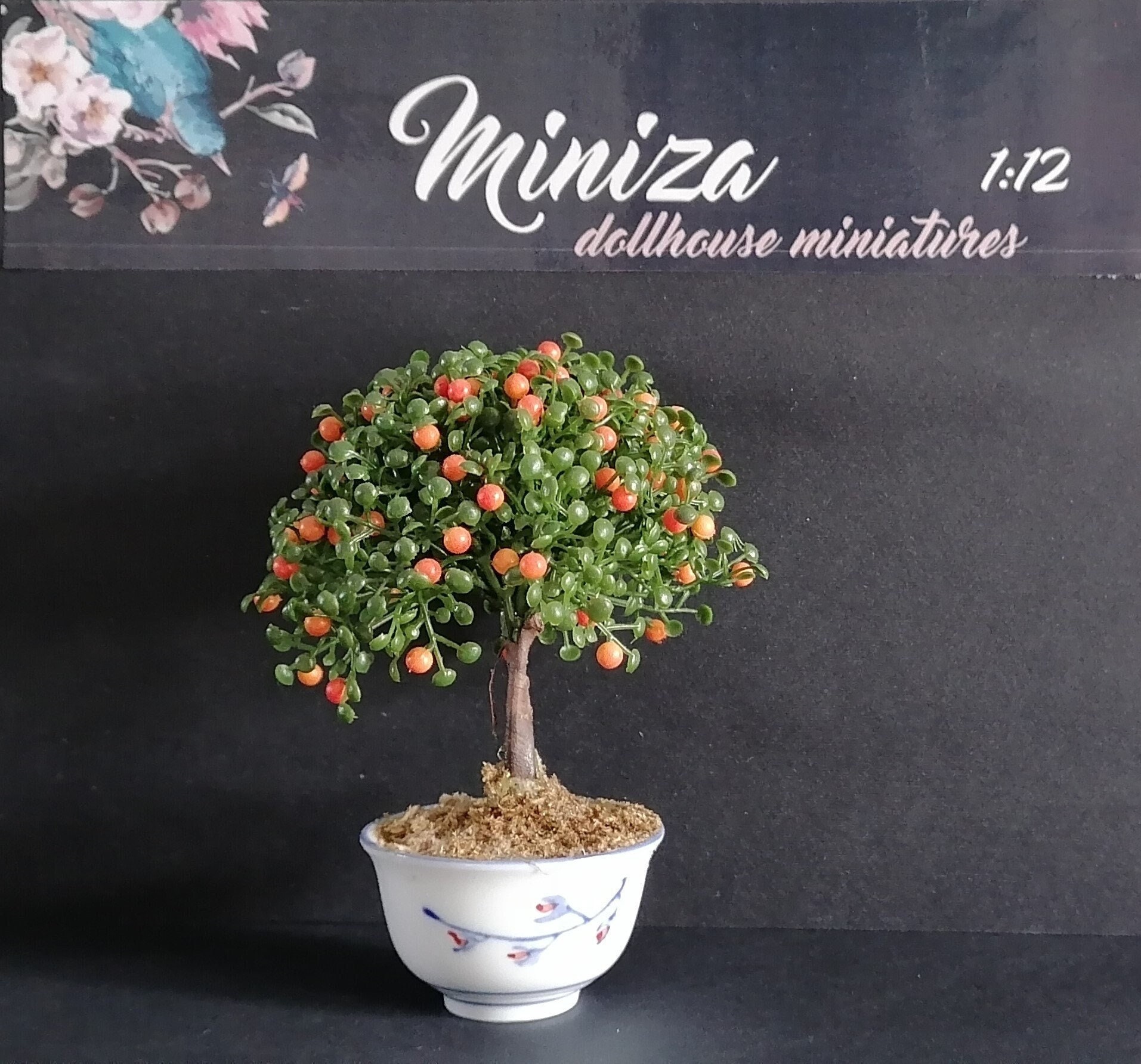 Miniature Orange Tree, 11.5 Cm, 1:12 Scale - Etsy