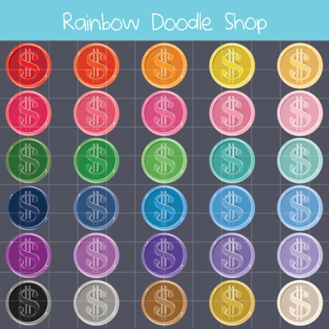 Dollar Coin Clipart, Dollar Coin Clip Art, Dollar Clipart, Coin Clipart ...