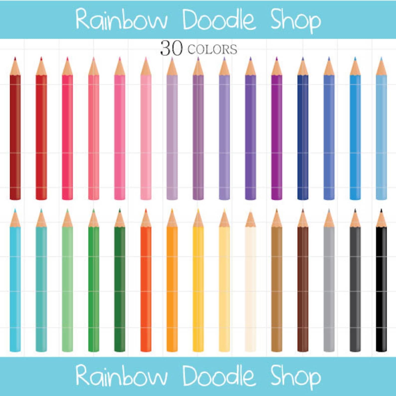 Colored Pencil Clipart, Coloring Pencil Clipart, Colored Pencils ...