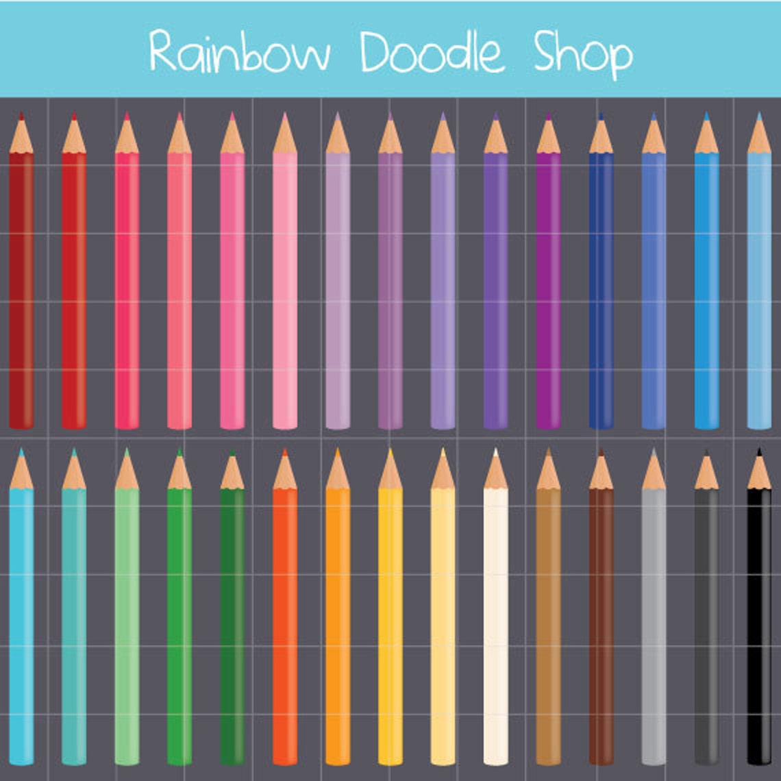 Colored Pencil Clipart, Coloring Pencil Clipart, Colored Pencils ...