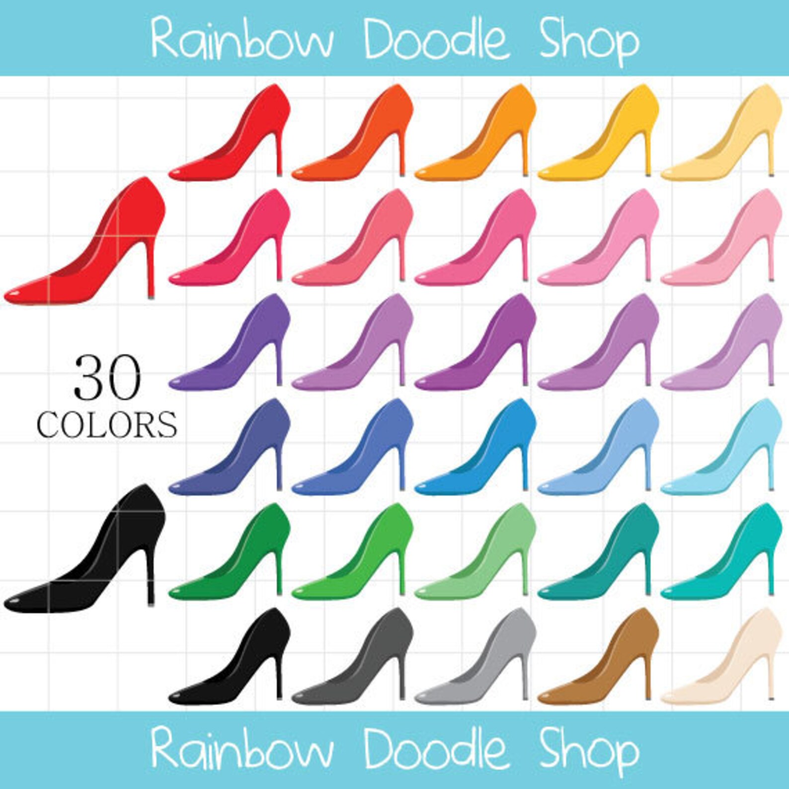 High Heels Clipart, High Heel Shoes Clipart, Shoes Clipart, Stilettos ...