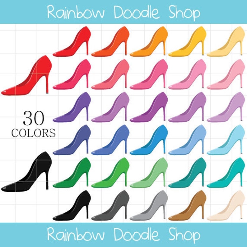 High Heels Clipart, High Heel Shoes Clipart, Shoes Clipart, Stilettos ...