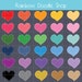 Hearts Clipart, Stitched Heart Clipart, Stitched Hearts Clipart ...