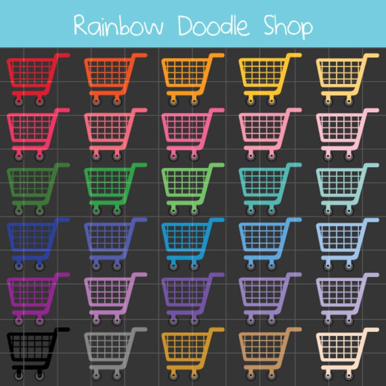 Shopping Cart Clipart, Shopping Cart Clip Art, Shopping Cart Icon, Cart ...
