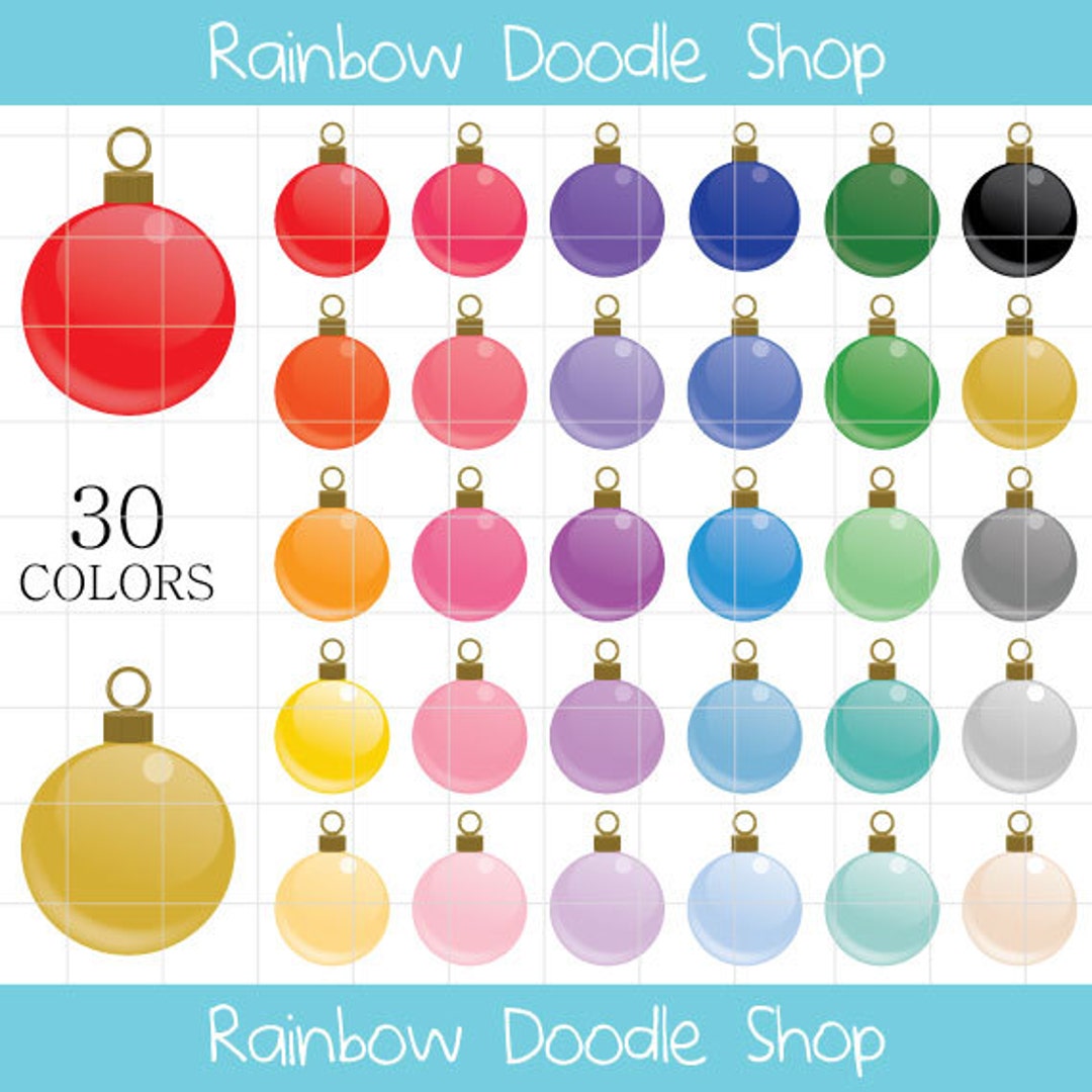 Christmas Ornaments Clipart, Christmas Clipart, Ornaments Clipart ...