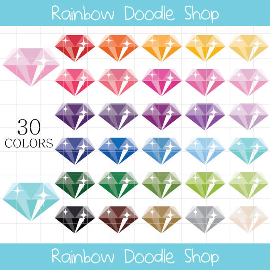Diamond Clipart, Diamonds Clipart, Diamond Clip Art, Colorful Diamonds ...