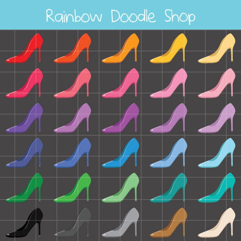 High Heels Clipart, High Heel Shoes Clipart, Shoes Clipart, Stilettos ...