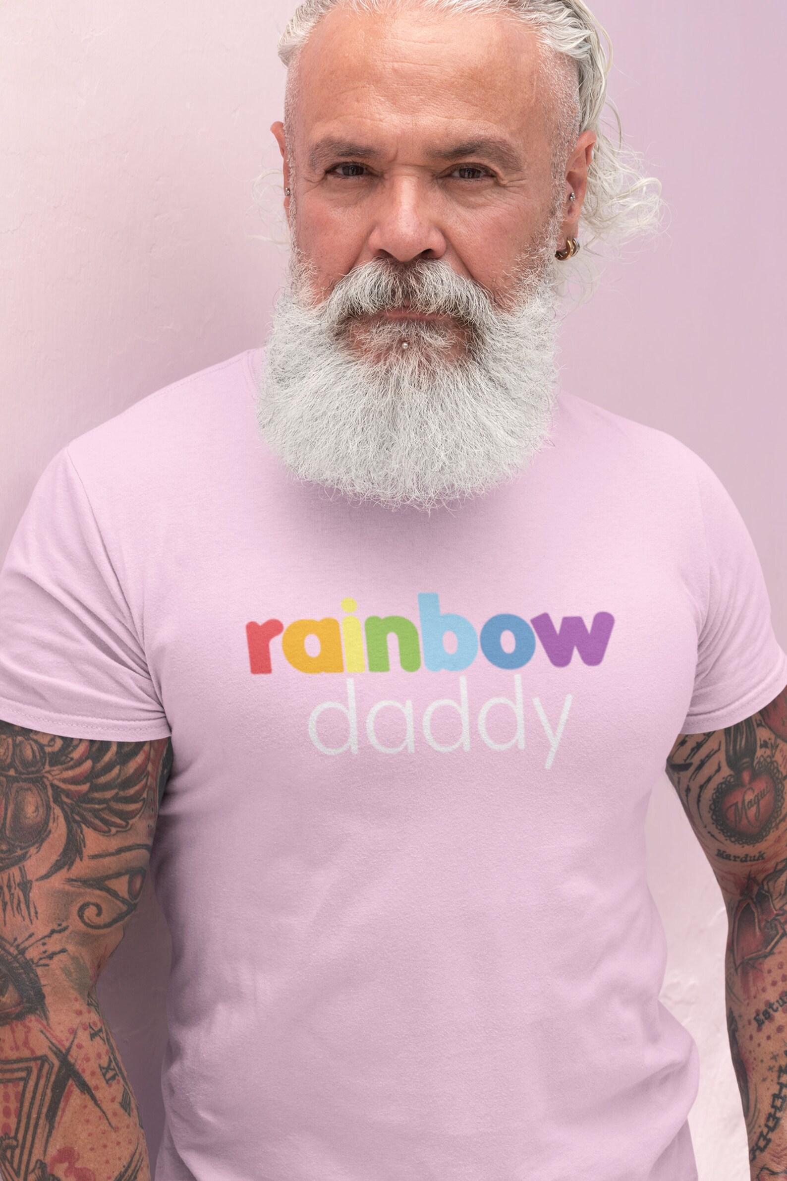 Rainbow Daddy T-shirt Rainbow Papa Shirt Gay Pride Gay | Etsy