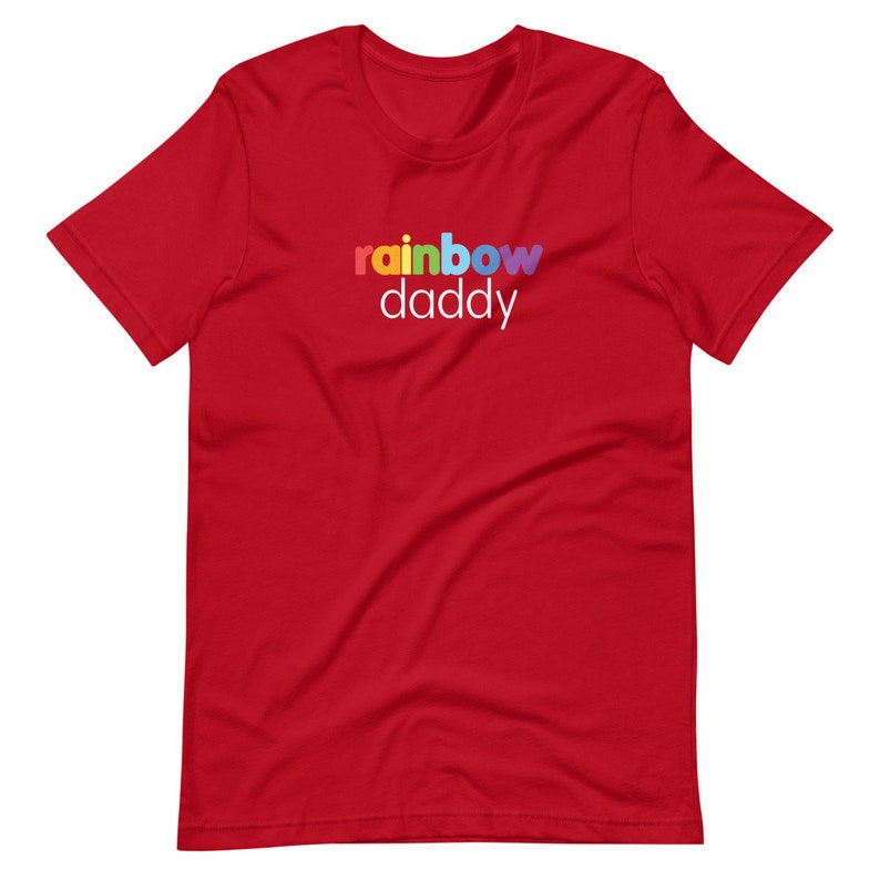 Rainbow Daddy T-shirt Rainbow Papa Shirt Gay Pride Gay | Etsy