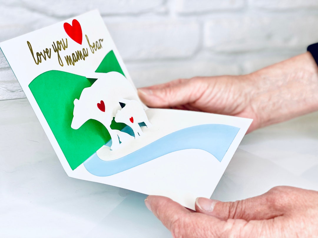 Interactive Pop up Card for Dad, Pop up Card for Mom, Mother's Day Card ...