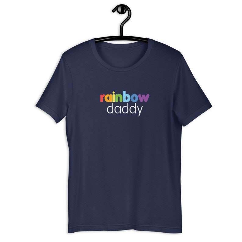 Rainbow Daddy T-shirt Rainbow Papa Shirt Gay Pride Gay | Etsy