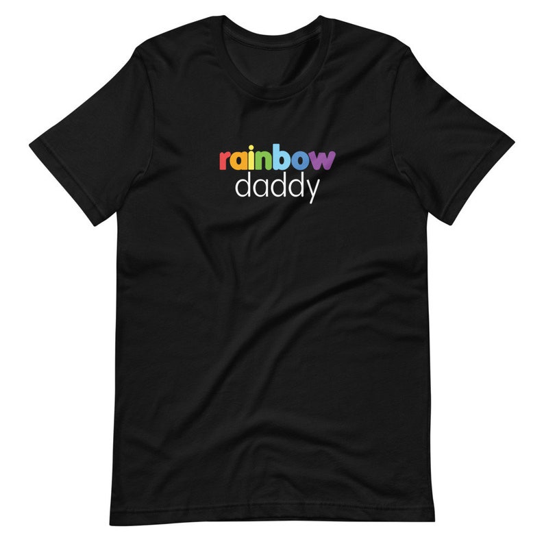 Rainbow Daddy T-shirt Rainbow Papa Shirt Gay Pride Gay | Etsy