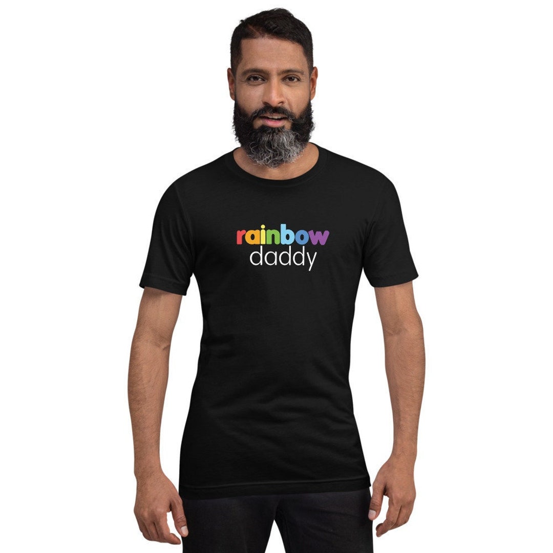 Rainbow Daddy T-shirt | Rainbow Papa Shirt | Gay Pride | Gay Family ...