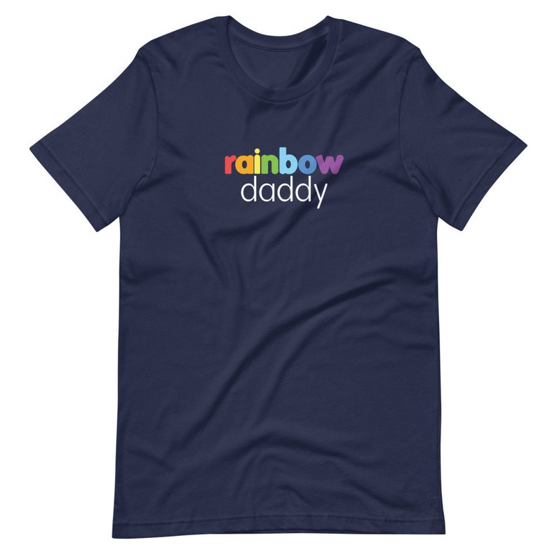 Rainbow Daddy T-shirt Rainbow Papa Shirt Gay Pride Gay | Etsy