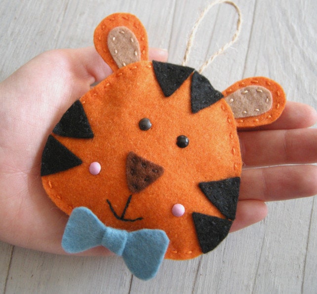 Craft Kit Tony the Tiger Felt Decoration - Etsy UK