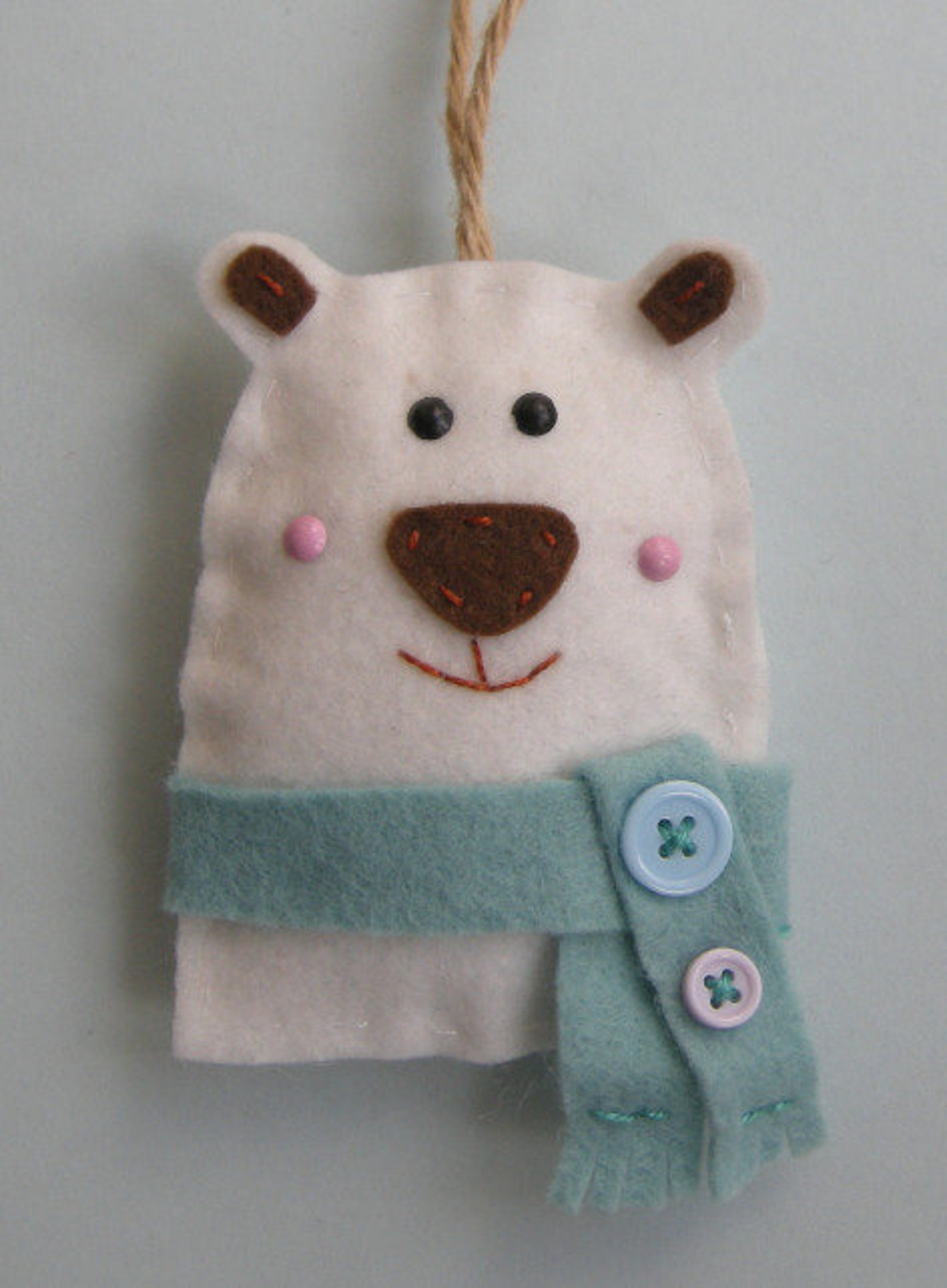 Polar Bear Sewing Kit, Polar Bear Craft Kit, Christmas Craft Kit ...