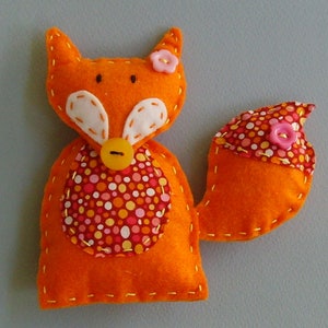Fox Craft Kit Fox Sewing Kit Kids Craft Fox Decoration - Etsy