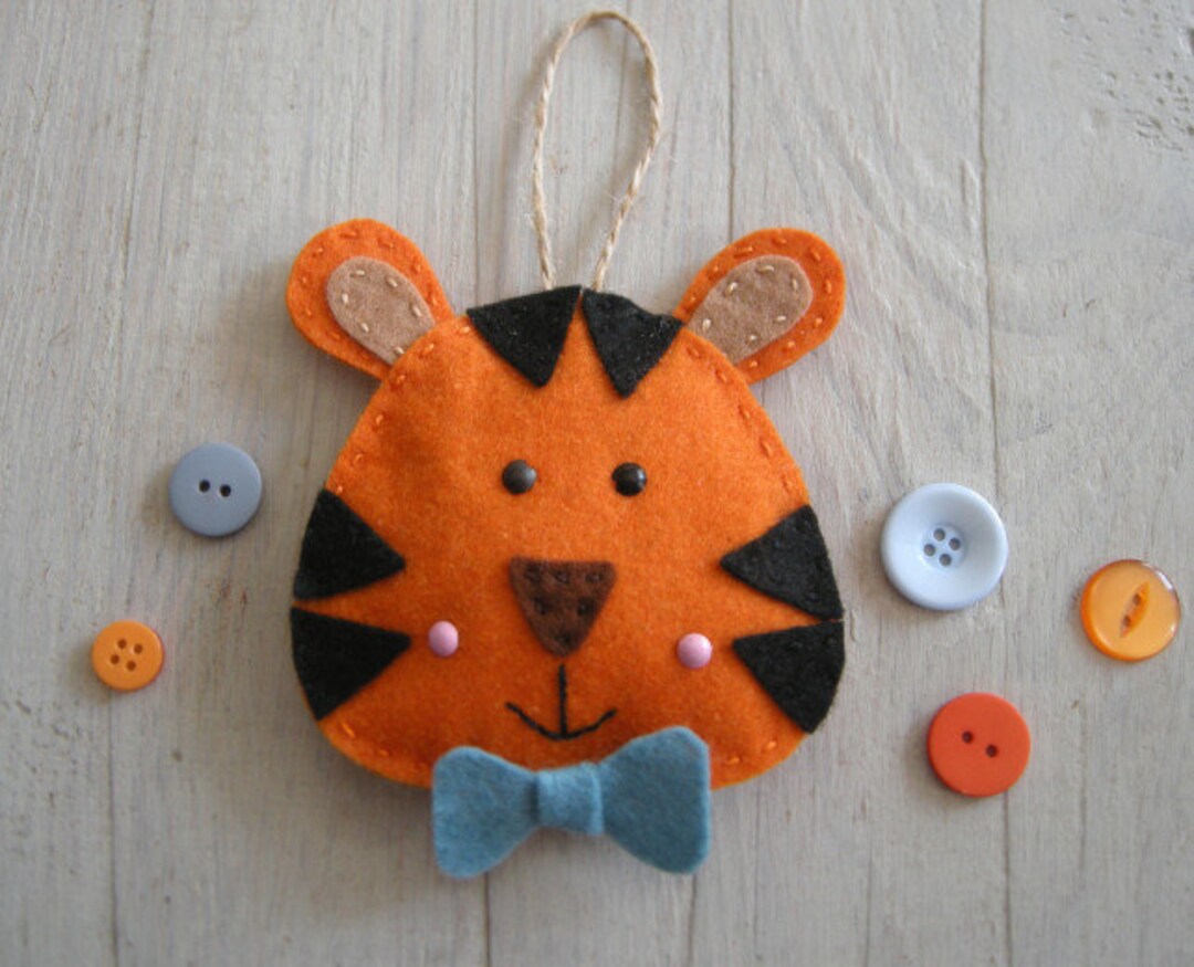 Craft Kit Tony the Tiger Felt Decoration - Etsy UK