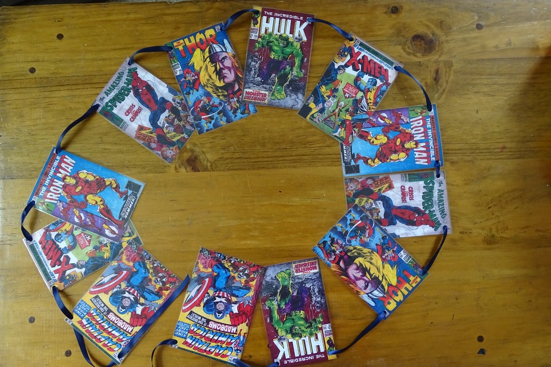Comic Book Heroes Bunting - Etsy UK