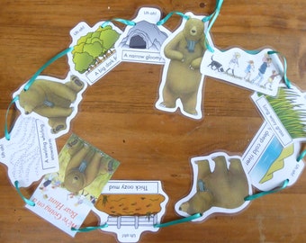 Going on a Bear Hunt Felt Board Story / Flannel Board Set/ Storytelling ...