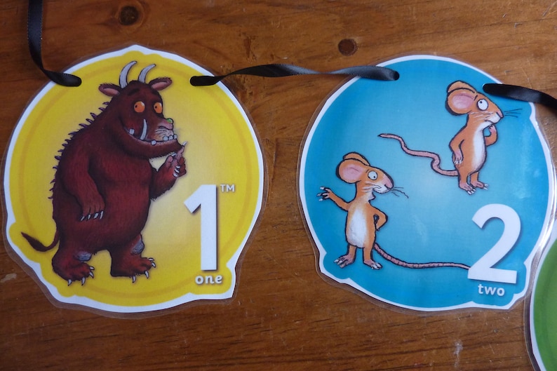 Gruffalo Number Line Bunting, Gruffalo Garland - Etsy UK