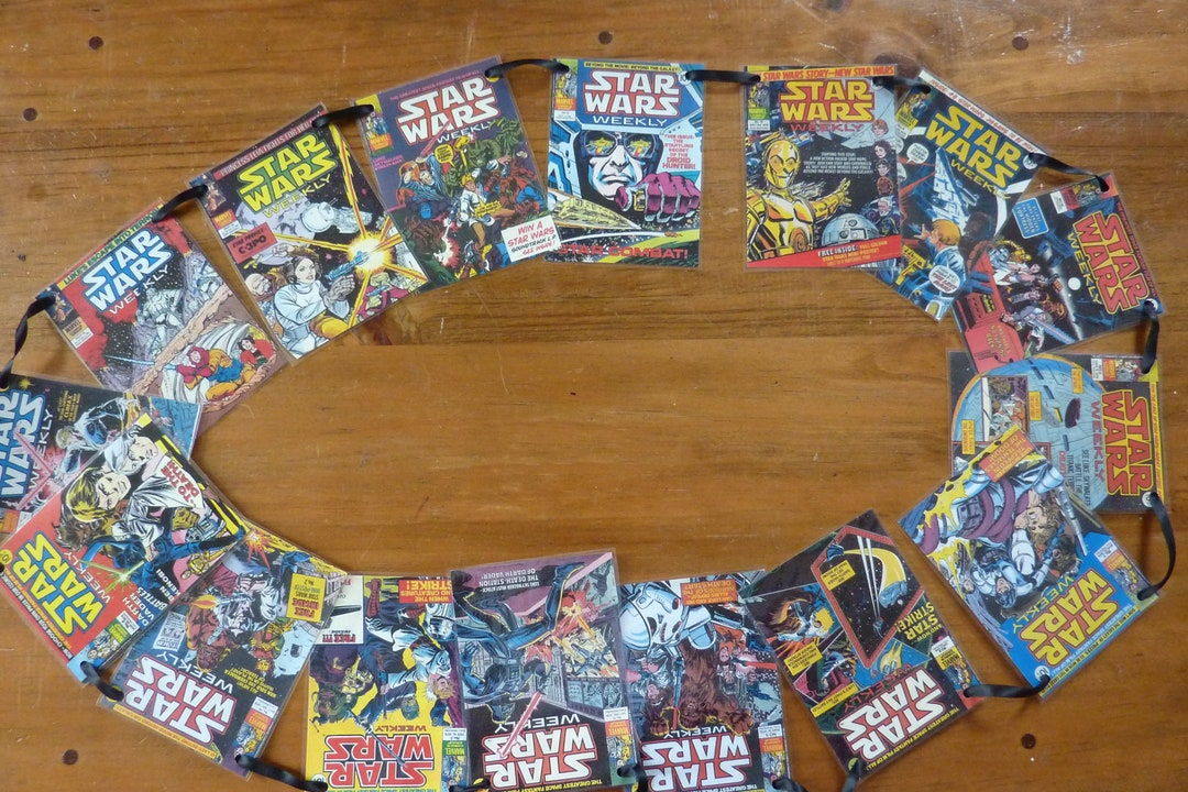 Star Wars Bunting. Comic Book Bunting - Etsy UK