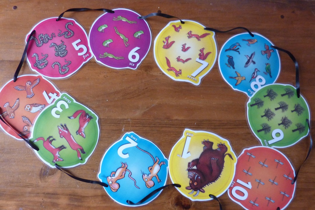 Gruffalo Number Line Bunting, Gruffalo Garland - Etsy