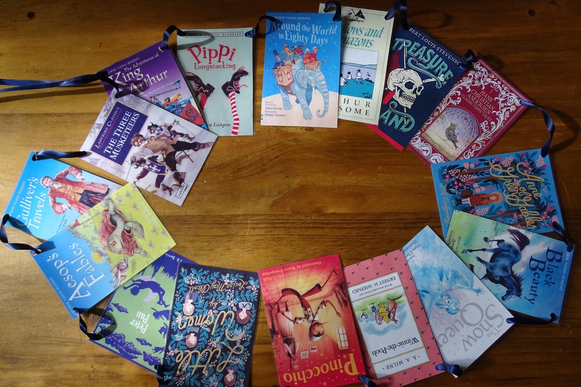 Classic Childrens Book Bunting Style 1 Garlands - Etsy