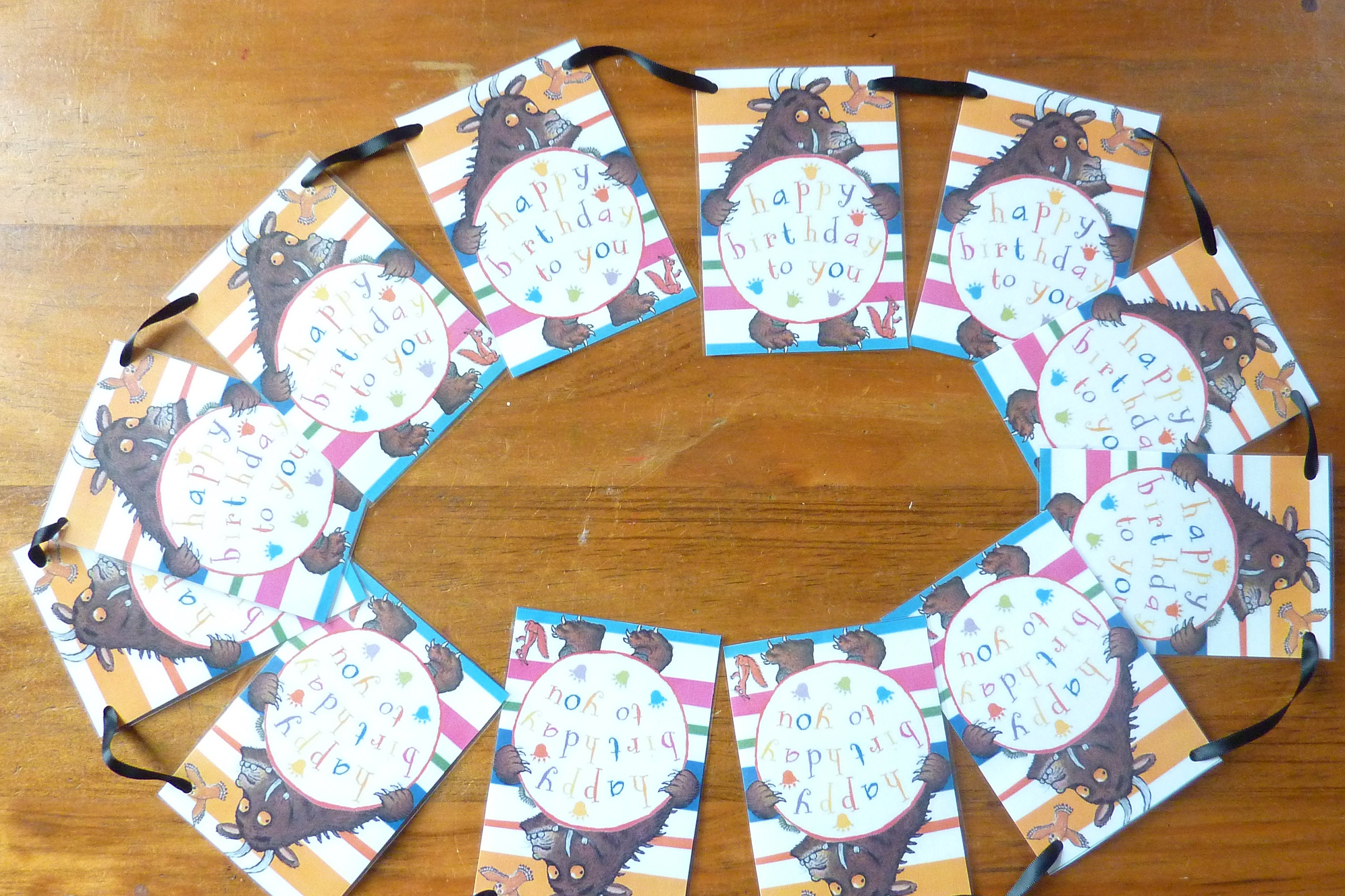Gruffalo Number Line Bunting Gruffalo Garland | Etsy UK