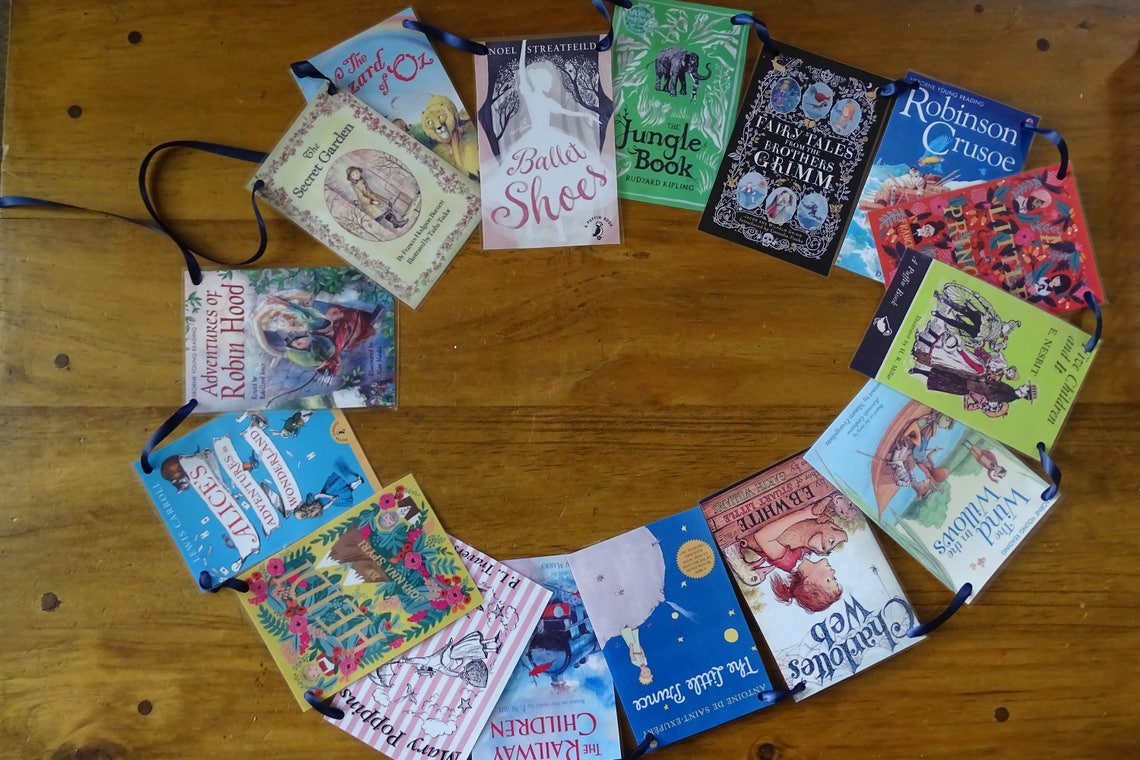 Classic Childrens Book Bunting Style 1 Garlands - Etsy