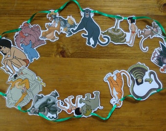 THE JUNGLE BOOK Banner Bunting Garland Party Decoration - Etsy
