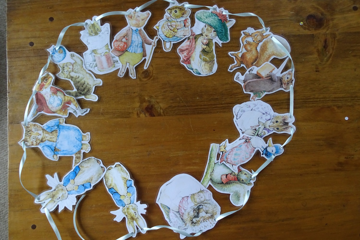 Peter Rabbit Character Bunting Beatrix Potter Garland - Etsy