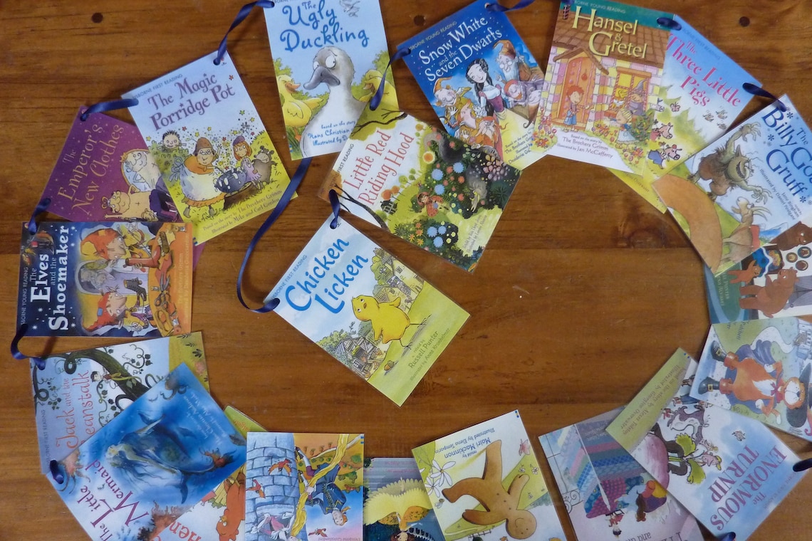 Fairy Tale Book Bunting Style 1 Book Garland - Etsy UK