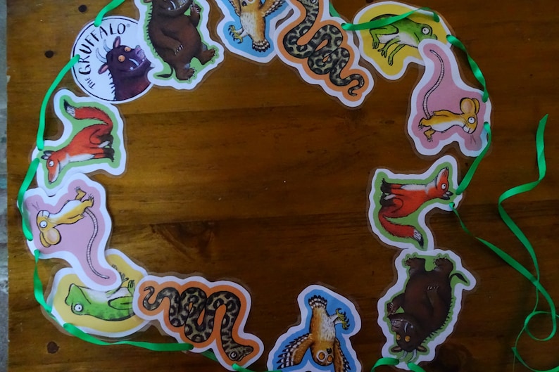 Gruffalo Number Line Bunting Gruffalo Garland | Etsy UK